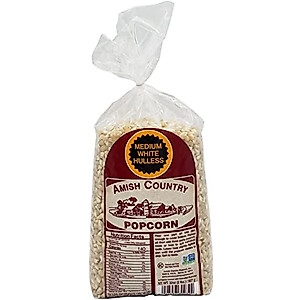 Amish Country Popcorn | 2 Lb Medium White Popcorn | Old Fashioned, Non-GMO and Gluten Free (2lb Bags)