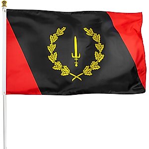 XIFAN Premium Black American Heritage Flag 1967, 3x5 FT Heavyweight 100D Quality Polyester, Vibrant Print Double Stitched, Black Lives Matter Indoor Outdoor Decoration