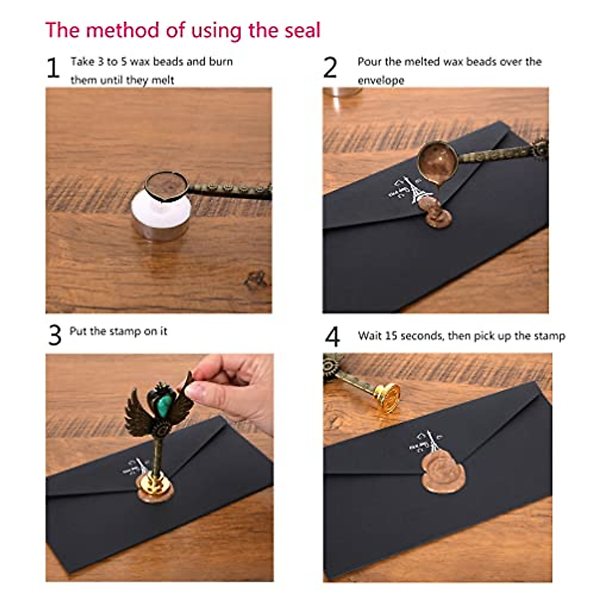 Facwxiao Quill Pen and Ink Set,Feather Pen Set for Calligraphy,Christmas Gift for Handwriting Lovers, Birthday Gift(Bule)