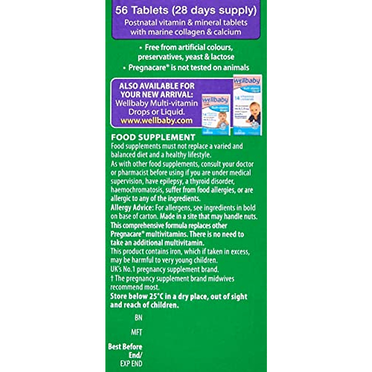Vitabiotics - Pregnacare - New Mum - 56 Tablets