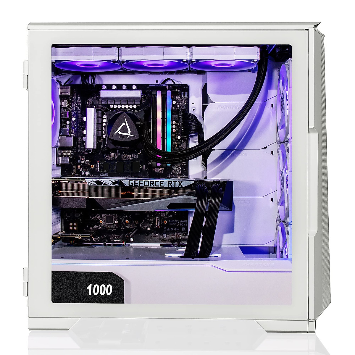 CLX Set VR-Ready Gaming Desktop-Liquid Cooled Intel Core i9 13900KF 3GHz 24-Core Processor,32GB DDR5 Memory,GeForce RTX 4090 24GB GDDR6X Graphics,1TB SSD,4TB HDD,WiFi,Windows 11 Home 64-bit,white
