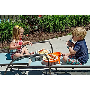 The Original Party Pal, All-In-One Food Tray, Ocean Blue