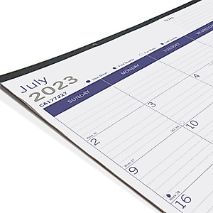 Blueline DuraGlobe Academic Monthly Desk Pad Calendar, 13 Months, July 2023 to July 2024, 22" x 17" (CA177227-24)