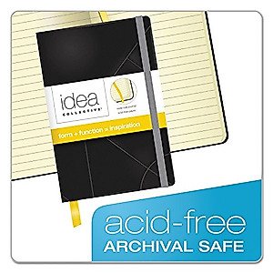 Oxford Idea Collective Mini Hardbound Journal, Black/Cream, 5.5 X3.5