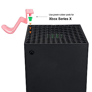 ZENACCE Game Controller Holder Compatible with PS5 and Xbox Series X, Controller Stand Mount for Playstation 5 DualSense and Xbox Series X Controllers, No Screws & No Adhesive Tape - PINK-4Pcs