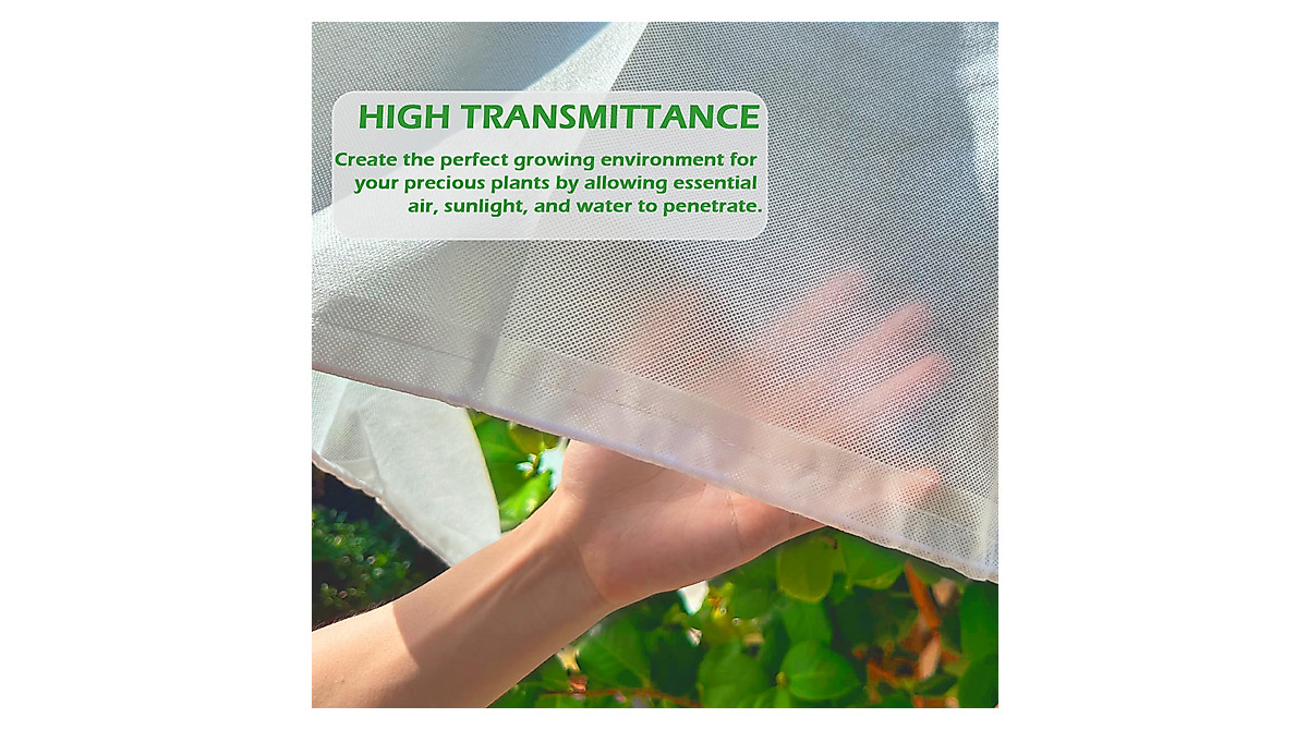 6 Pack Plant Covers Frost Protection Bag Winter Drawstring Plant Covers ...