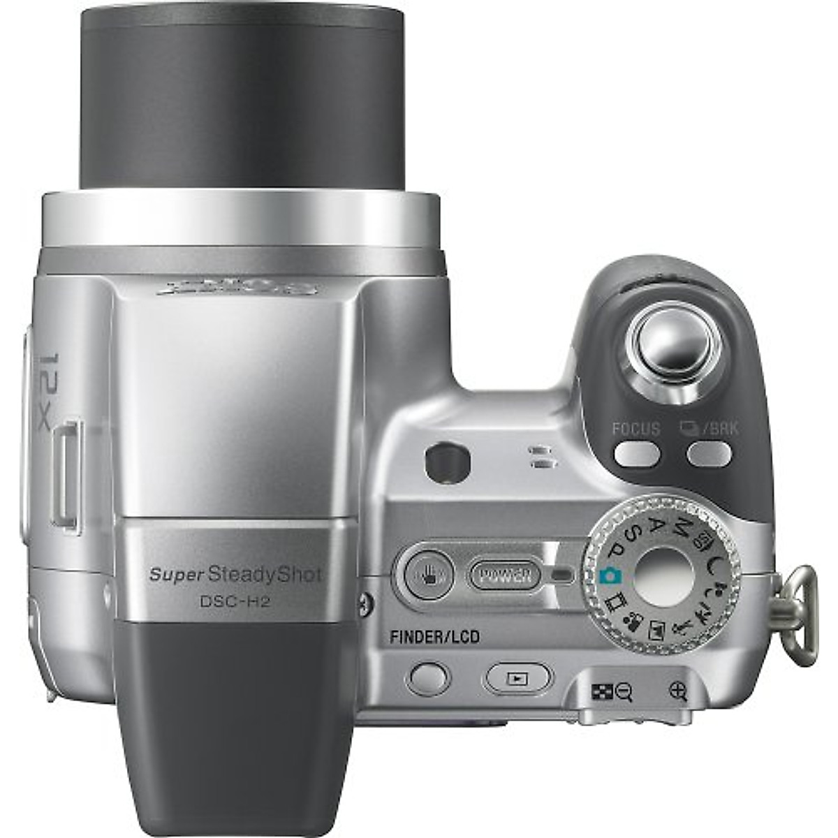 Sony Cybershot DSC-H2 6MP Digital Camera with 12x Optical Image Stabilization Zoom (OLD MODEL)