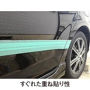 Nichiban 22H-18 Masking Tape, 7 Rolls, 0.7 inches (18 mm) x 59.2 ft (18 m) Green