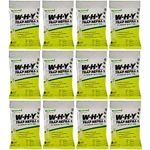 RESCUE! Non-Toxic Wasp, Hornet, Yellowjacket Trap (WHY Trap) Attractant Refill - 2 Week Refill - 12 Pack