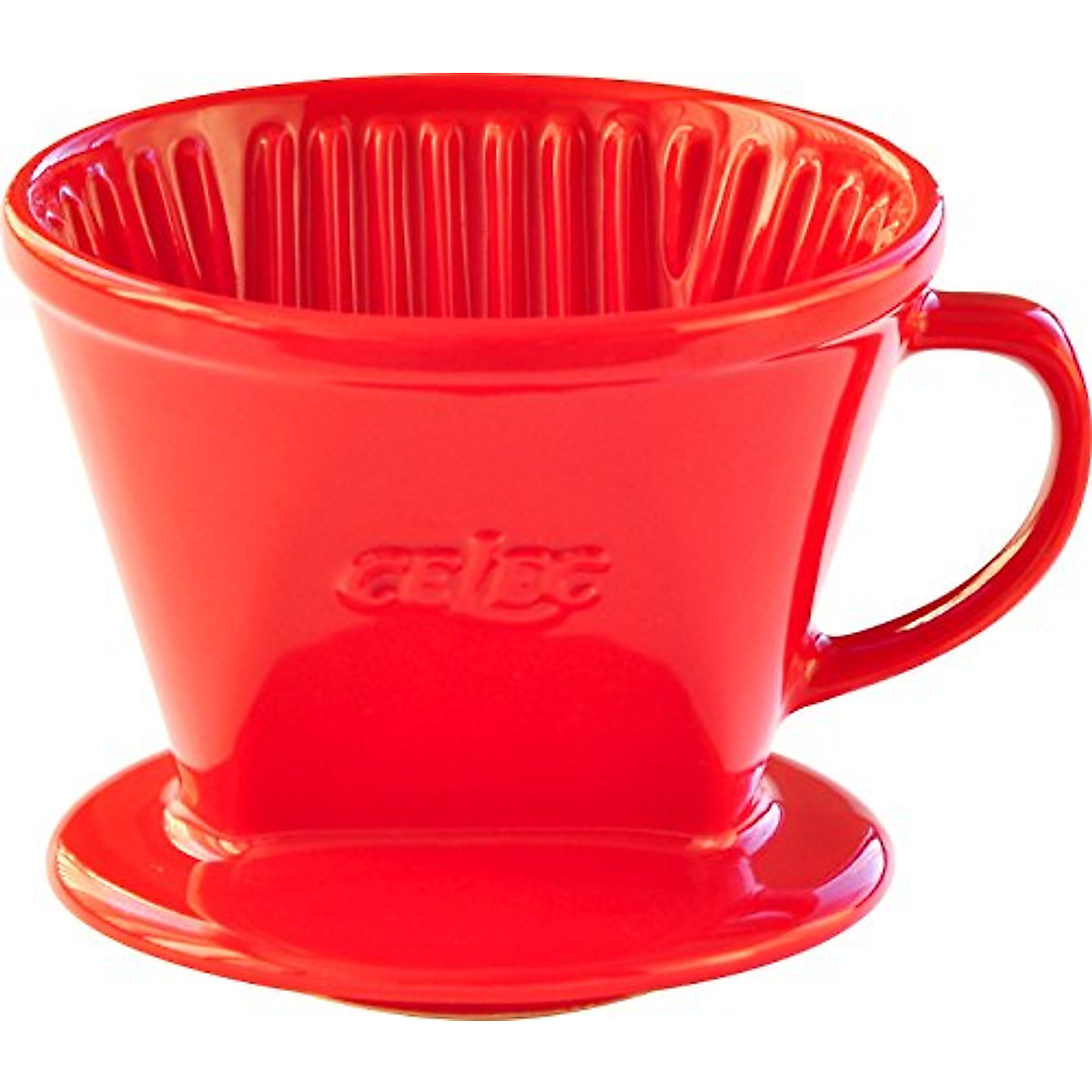 Serec DCP-60 Coffee Dripper and Pot, Red, 1 Pair