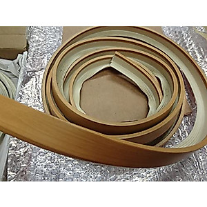 Golden Maple T-molding edgebanding 1-1/8" x 120" inches 1/5" Thick Groove Prong