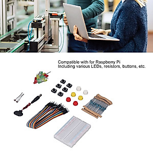 Electronic Components Assortment Kits Electronics Component Fun Kit Development Component with 400 Hole Breadboard for R3