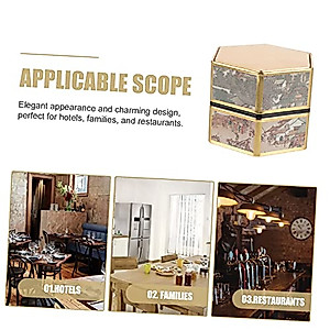 Didiseaon metal cookie tin snack container metal can with lid snacks container coffee bean jar loose leaf tea storage round tea tin tea bag holder teabags organizer tea and coffee organizer