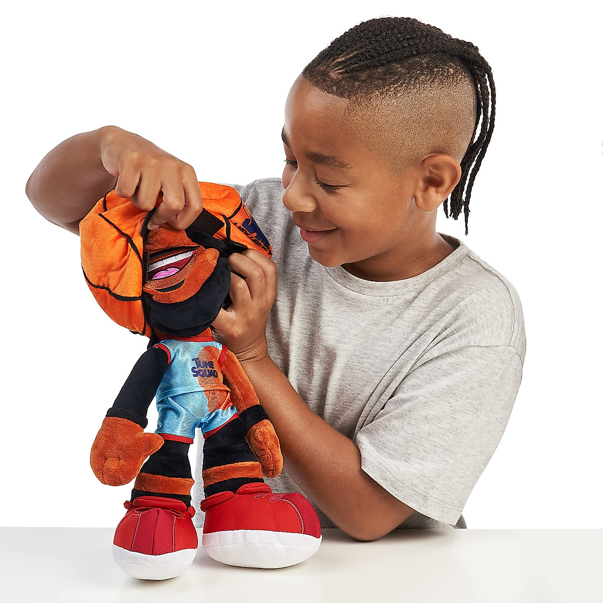 Space Jam: A New Legacy - Transforming Plush - 12" LeBron James into a Soft Plush Basketball - Exclusive
