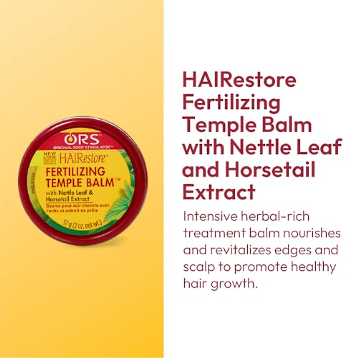 ORS HAIRestore Fertilizing Temple Balm with Nettle Leaf and Horsetail Extract