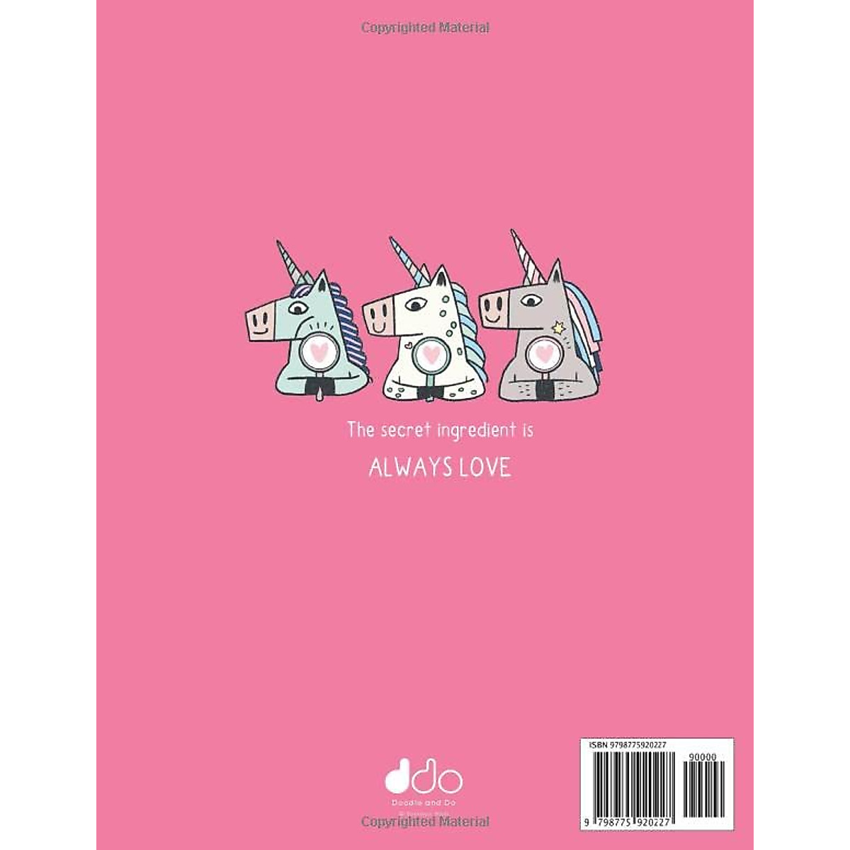 MY RECIPES BOOK | UNICORN KITCHEN (Pink): BIG SIZE recipe journal | 8.5 x 11 inches | 120 Pages