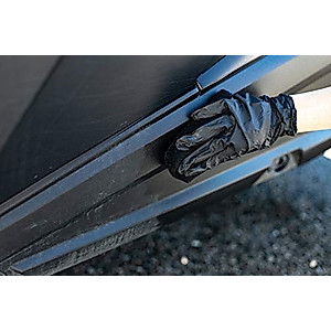 Solution Finish - Black Plastic & Vinyl Trim Restorer - Use for Car and Truck Detailing, No Wet Look, Instantly Revives Color to Trim, Bumpers, Mud Flaps, Etc., Black (1 oz)