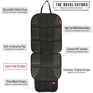 Bebe by Me Royal Oxford Luxury Baby Car Seat Protector, Gorilla 900 Oxford