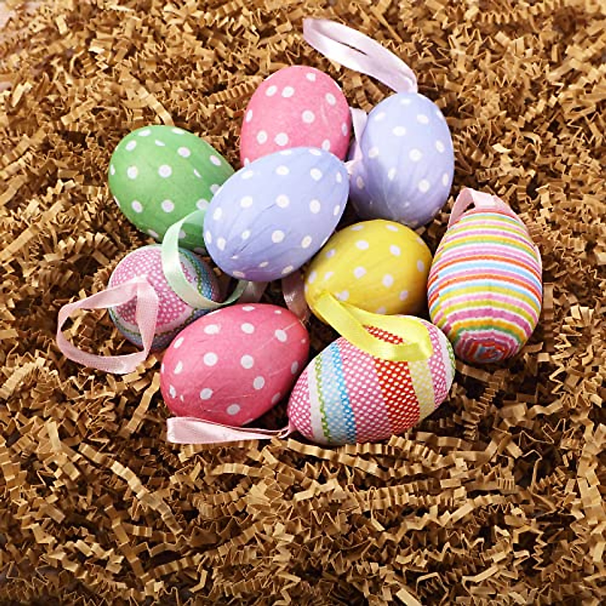 Crinkle Cut Paper Shred Filler 5 LB Kraft Shredded Paper Crinkle Paper Basket Filler Gift Box Stuffing for Gift Wrapping and Basket Filling, Brown