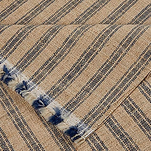 Performance+ Ashton Ticking Woven Vintage, Fabric by the Yard