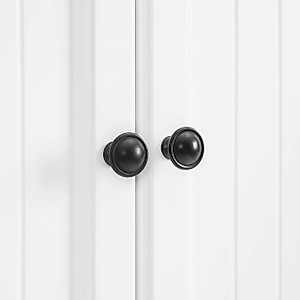 Crosley Furniture Shoreline Stackable Corner Pantry, White