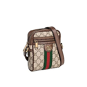 Gucci Women's Pre-Loved Ophidia Mini Messenger, Gg Supreme, Brown, One Size