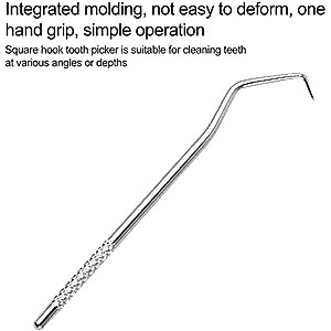 Dental Tartar Calculus Plaque Remover Tooth Scraper Dental Mirror Scaler Set,Orange