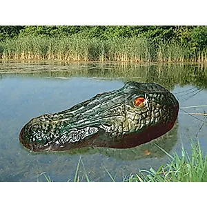 Bird-X Gator Guard® Floating Alligator Head Bird Scare with Reflective Eyes