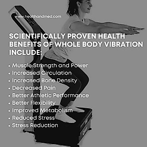 GForce Pro DX - 1500W Dual Motor Whole Body Vibration Plate Exercise Machine | Workout Machine for Men and Women | Vibration Platform Machine for Workout at Home