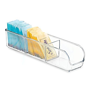 iDesign Linus Tea Place Cabinet Organizer, 6 Section