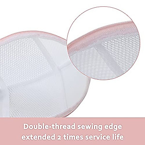 KATEI STORY Laundry Bag Bra Washing Bags Set Of 3 High Permeability Fine Mesh Bra Bag Reusable Bra Bags With Exclusive Lock To Prevent The Zipper From Shifting…