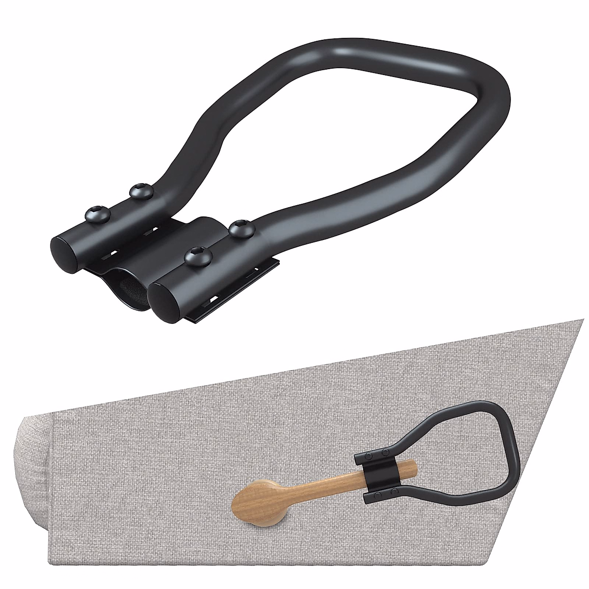 ARAHFUN Oversized Recliner Lever Extender Ergonomic Secure Fit for Recliner Handles Make Raising Lowering Leg Rest Easier (Black)