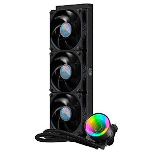 Cooler Master MasterLiquid ML360 Mirror ARGB Close-Loop AIO CPU Liquid Cooler, Mirror ARGB Pump, 360 Radiator, Triple SickleFlow 120mm, 3rd Gen Dual Chamber Pump for AMD Ryzen/Intel LGA1200/1151