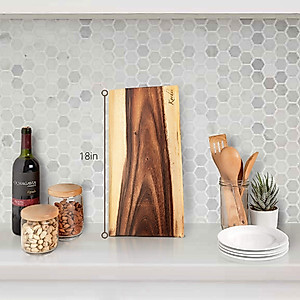 Large Charcuterie Board - Large Cheese Board - Live Wood Beautifully Handcrafted Serving Board