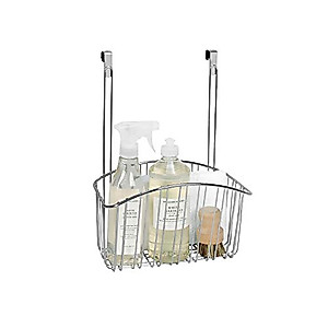 Spectrum Diversified Over-The-Cabinet Contempo Basket, Large, Chrome