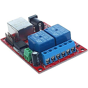 ZYM119 LAN Ethernet 2-Way Relay Board Delay Switch TCP/UDP Controller Module Web Server Computer Circuit Board