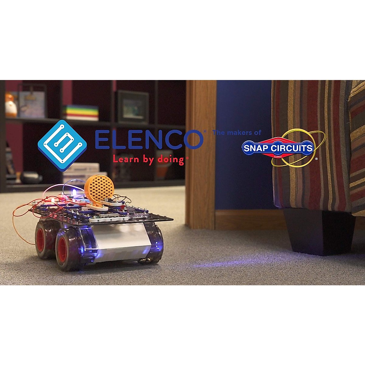 Snap Circuits Code Journey, Build Your Circuit, Code Your Commands, and Drive, Bluetooth Controlled, STEM Building Toy for Ages 8 to 108