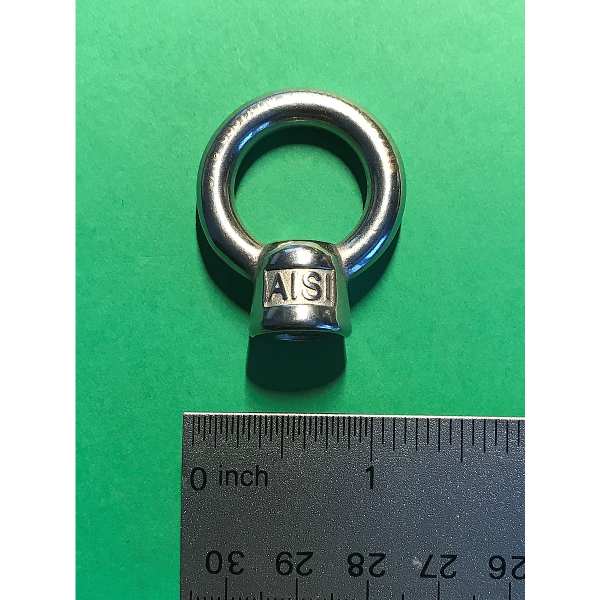 US Stainless 4 Pieces Stainless Steel 316 Lifting Eye Nut 5/16" UNC Marine Grade Pitch of 18