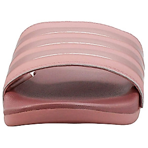 adidas Women's Adilette Comfort Slides Sandal, Wonder Mauve/Maeamt/Maeamt, 10