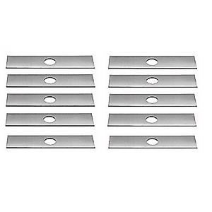LAWN & GARDEN AMC Set of 10 Edger Blades Compatible with Green Machine 237001 Maruyama 216062 Red Max 6367-15110 6477, Echo 720-237-001, Ryobi 613223