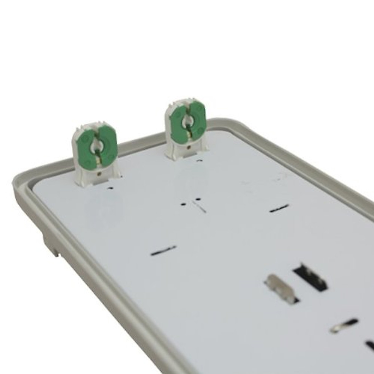 108W 4 Feet T5HO Vaporlight 2 Lamp Waterproof Vapor Tight Wet Location Light Fixture 120V-277V