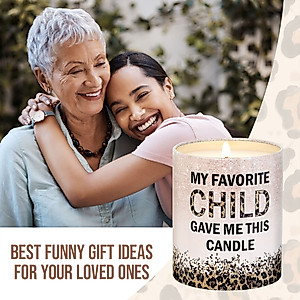 TEEZWONDER Gifts for Mom, Dad from Daughter, Son, Mothers Day, Christmas, Valentines Day, Birthday Gifts for Mom, Funny Gifts for Grandma, Mother Gifts Ideas, 10oz Vanilla Lavender Scented Candle