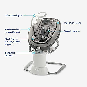 Graco® Soothe My Way™ Swing with Removable Rocker, Maison