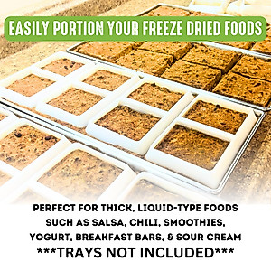 Tray Dividers for Harvest Right Freeze Dryer Trays - Fits Medium Trays (4 Sets (4 Trays), Black)
