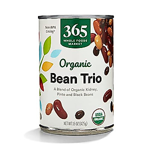 365 by Whole Foods Market, Organic Bean Trio, 15 Ounce