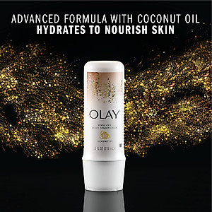 Olay In-Shower Rinse-Off Body Conditioner for Dry Skin with B3 and Coconut Oil for Lasting Hydration, 8 Fl Oz (Pack of 6)