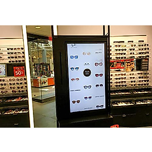 MP-PWB-64AF LCD Low Profile TV Wall Mount Design for Vertical or Portrait Mounting of 37" to 75" HDTV | Menu Wall Board Mount | Anti-Theft and Lockable (Suport VESA 400x600)