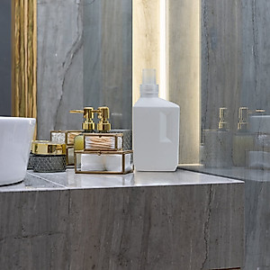 Homoyoyo Laundry Soap Dispenser 1000ML Plastic Jugs Empty Container, Wash Shower Lotions Refillable Bottle, Lotions Refillable Bottle for Water Soaps Liquid Soap Dispenser