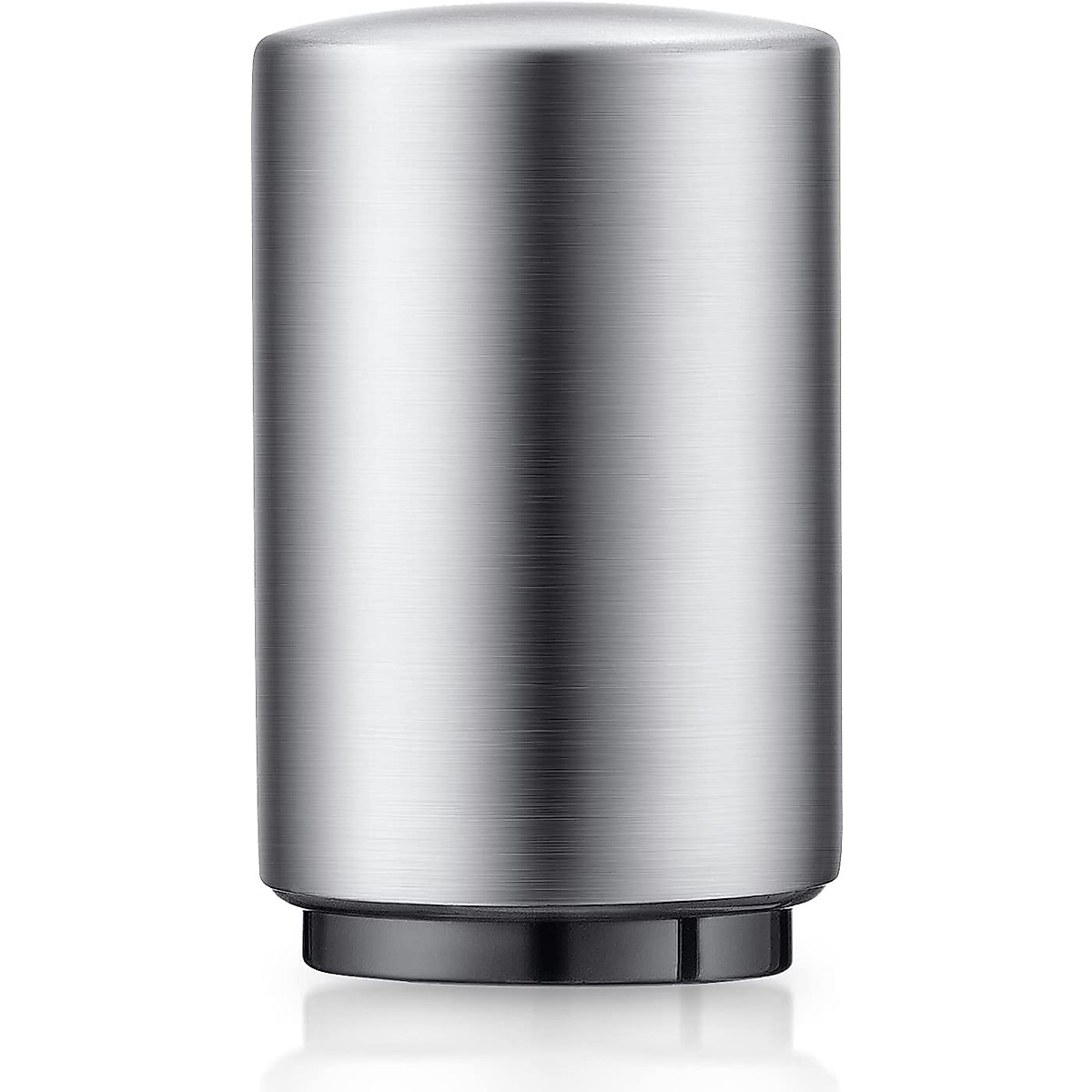 Automatic Beer Bottle Opener, Push Down and Pop Off Bottle Opener, Glass Soda Bottle Opener, No Damage to Bottle Cap with Magnet (Silver)