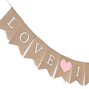 Love is Sweet Burlap Banner - Love is Sweet Decorations, Sweets Burlap Banner,Baby Shower,Photo Decoration Props, Rustic Wedding Bridal shower Decor